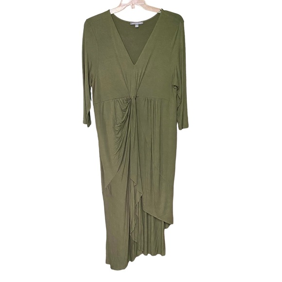 Kate & Mallory | Dresses | Kate Mallory Dark Olive Green Long Midi ...